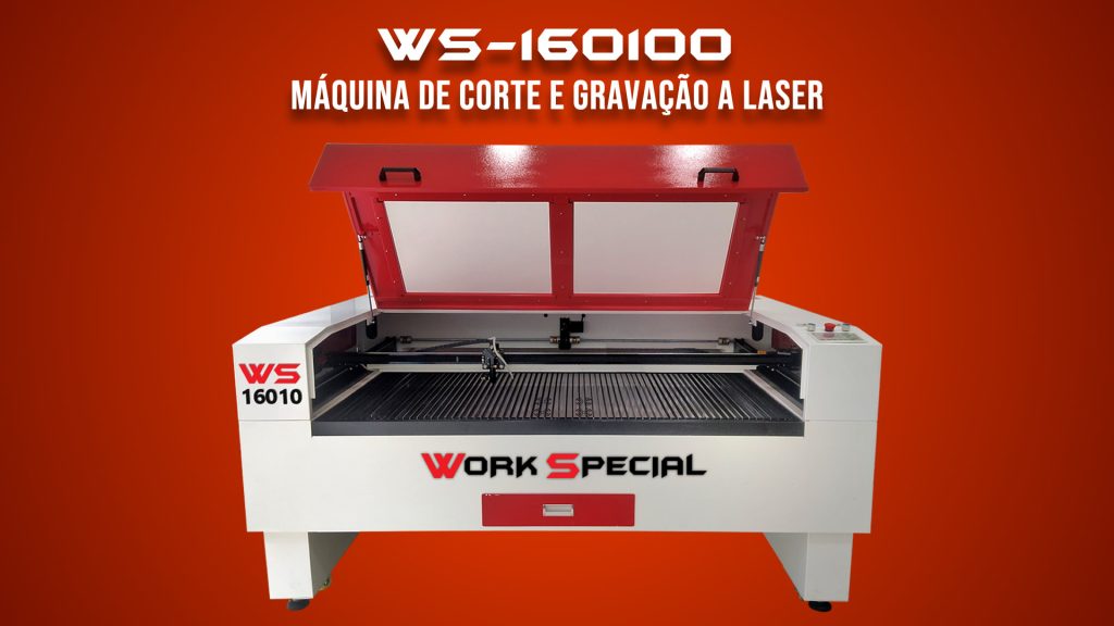 Máquina de corte e gravação a laser WS-160100 com área de trabalho de ...
